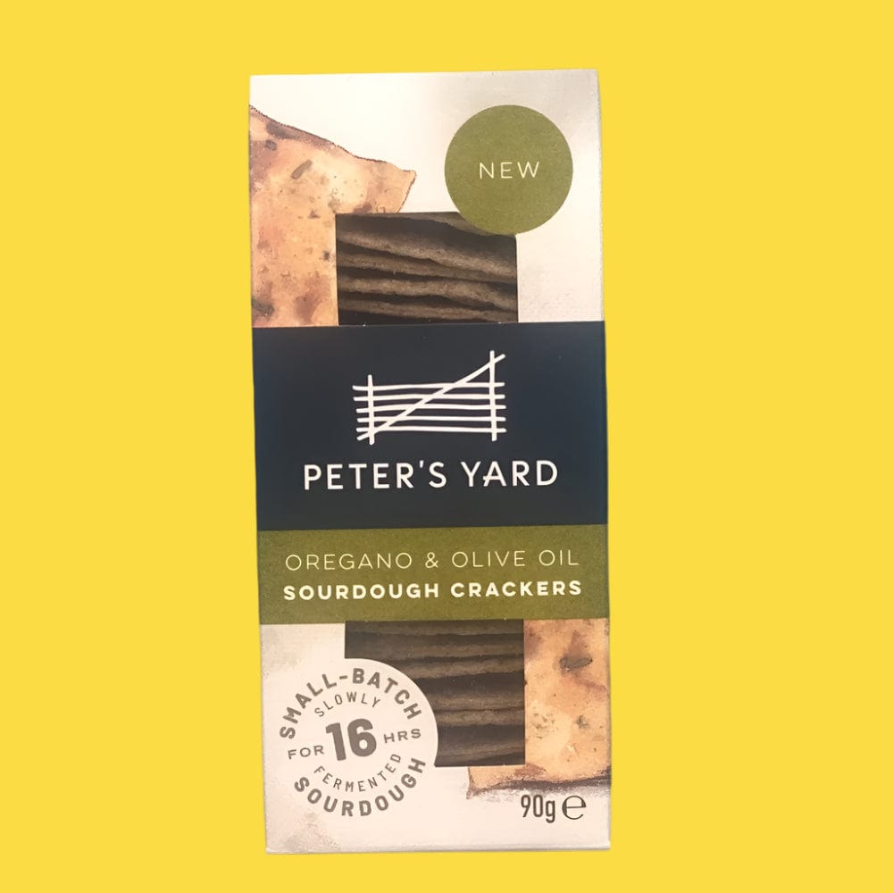 Peters Yard | Oregano & Olive Oil Crackers – Norfolk Deli