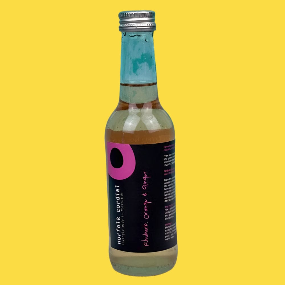 Norfolk Cordial – Rhubarb, Orange & Ginger – Norfolk Deli